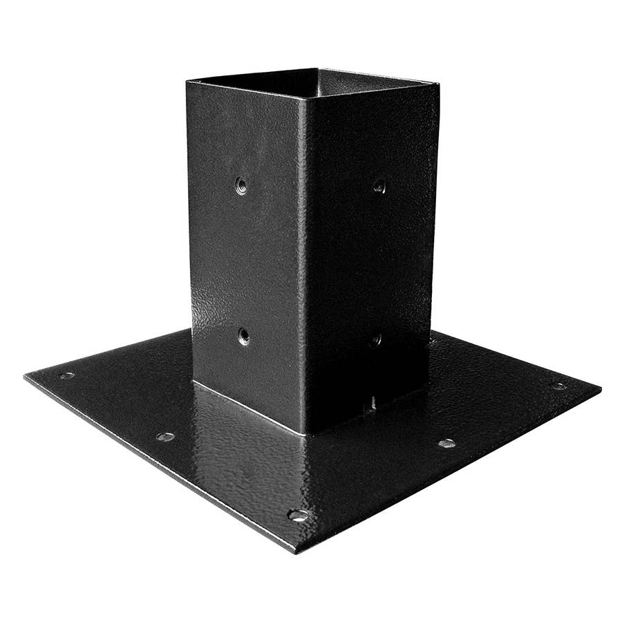 Mail Boss Surface Mount Base Plate - Black
