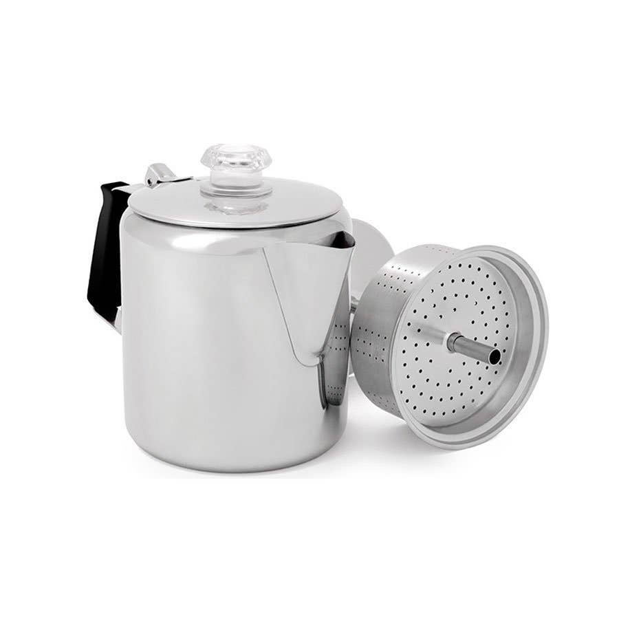 GSI Outdoors Stainless Steel Perculator w/ Silicone Handle | North 40 ...