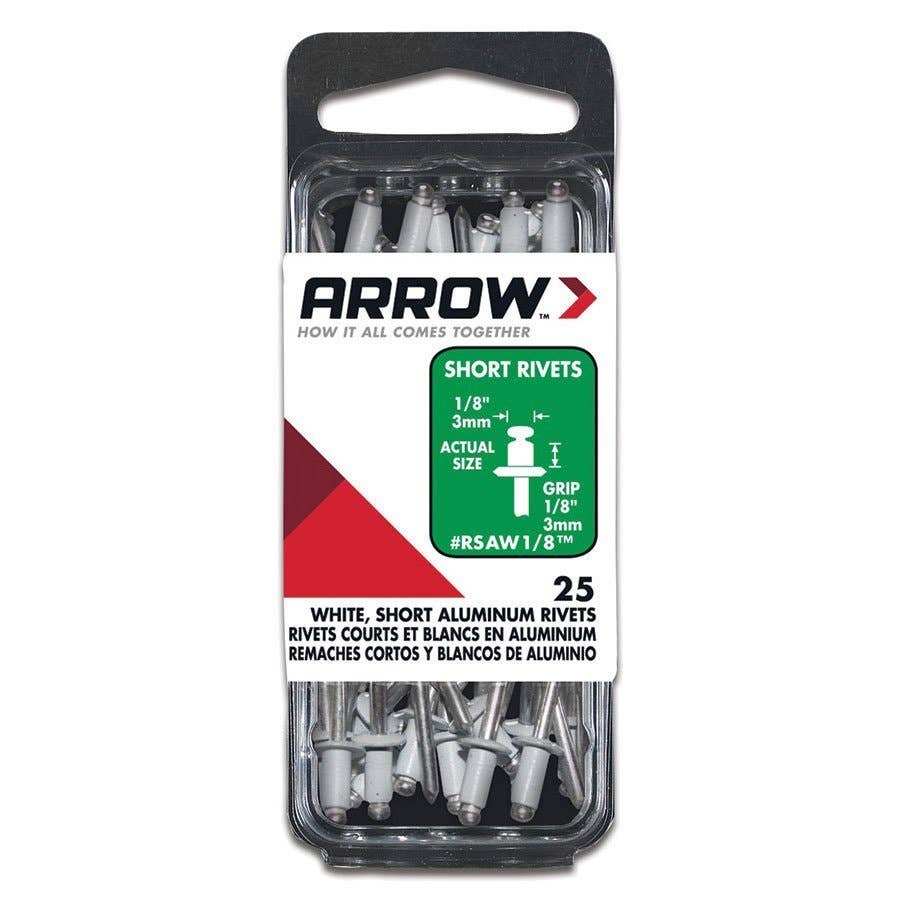 Arrow Aluminum Short White Rivet | North 40 Outfitters