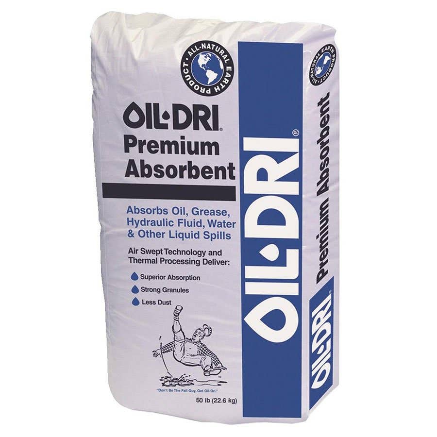 Oil Dri Premium Granular Clay Floor Absorbent - 50 lb Bag
