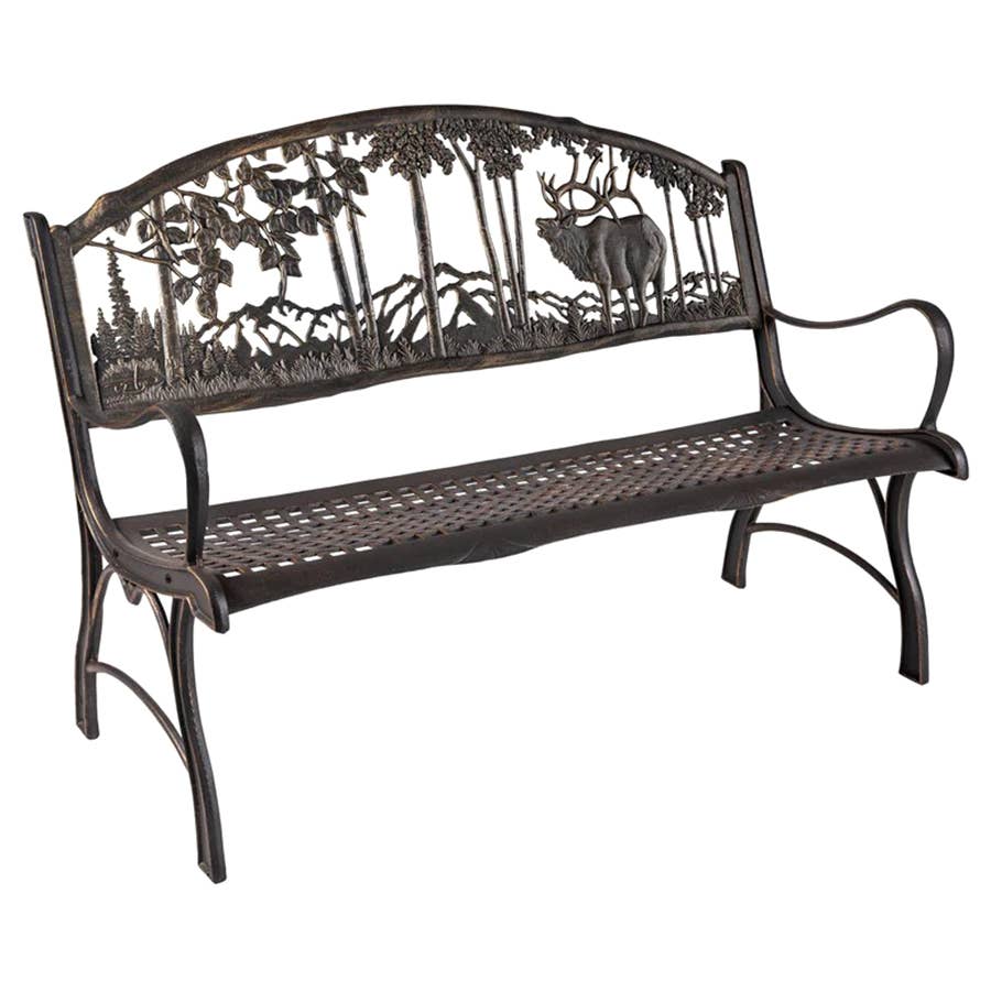 Painted Sky Designs Cast Iron Bench