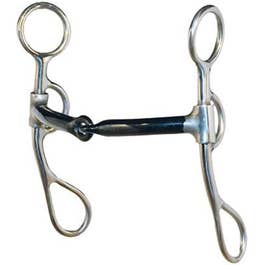 Metalab Stainless Steel Argentine Smooth Snaffle Bit - 5""