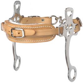 Metalab Fleece Lined Leather Nose Hackamore