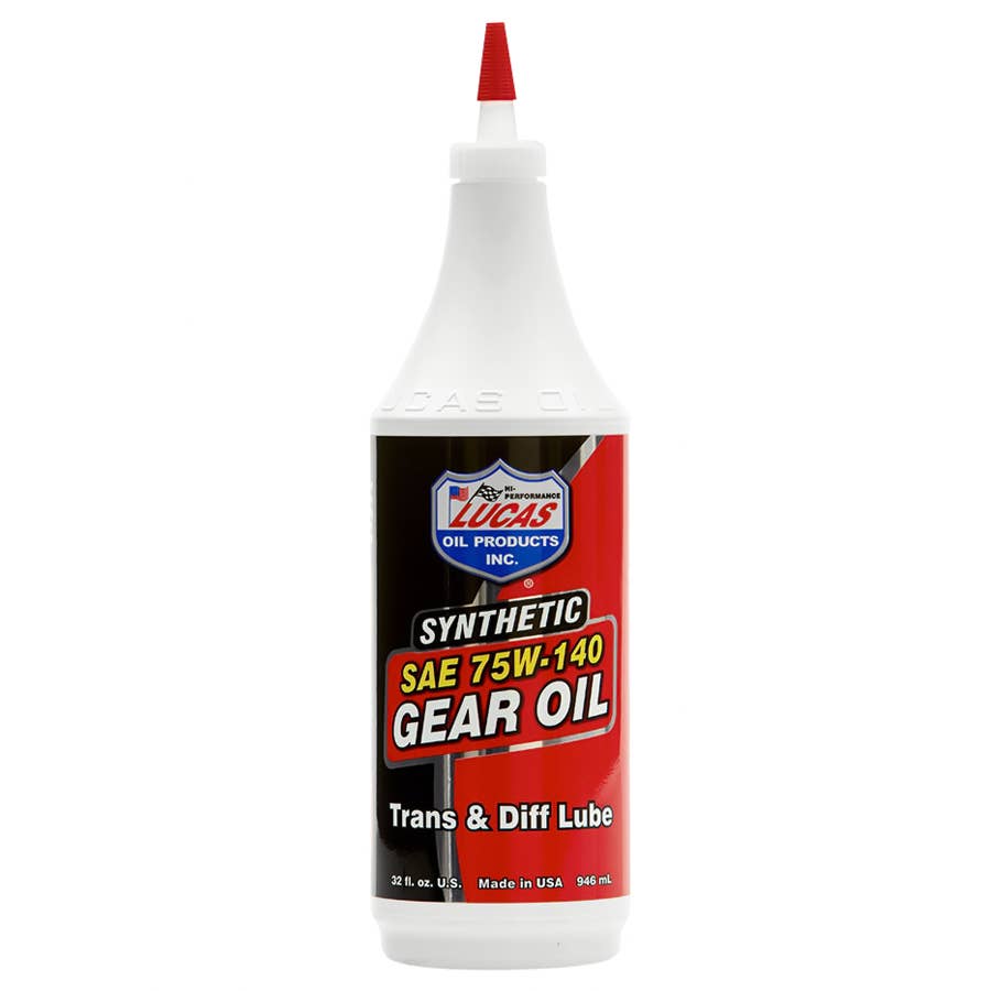 Lucas Oil Pure Synthetic SAE 75W 140 Gear Oil - 1 qt