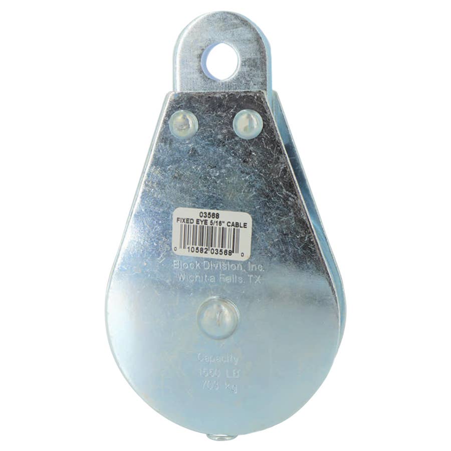 Block Division Single Fixed Eye Hook