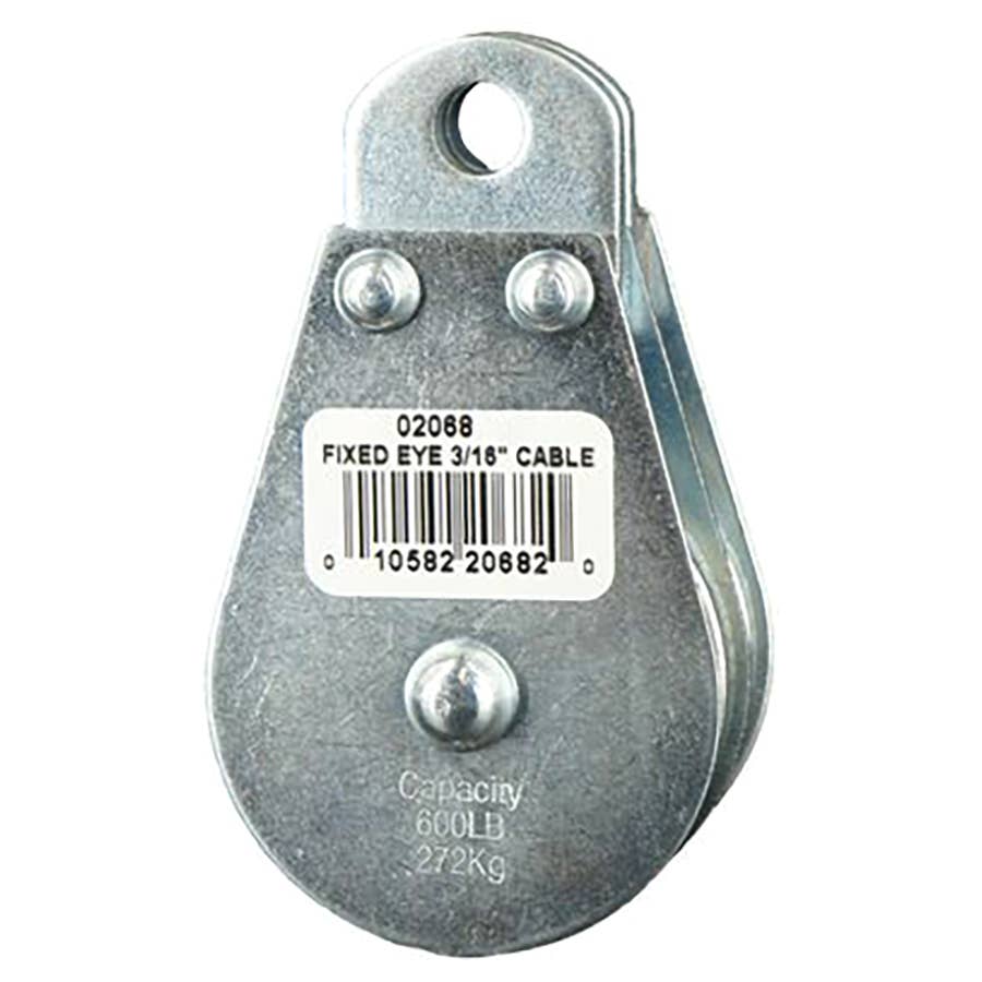 Block Division Double Fixed Eye Hook