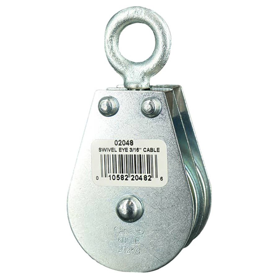 Block Division Double Swivel Eye Hook