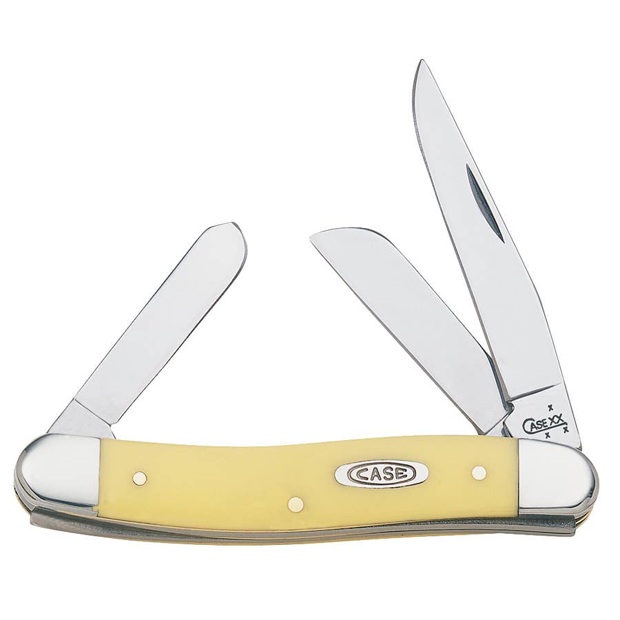 Case XX Medium Synthetic Stockman CV Knife - Yellow