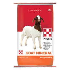 Purina Goat Chow Mineral Feed - 25 Lb.
