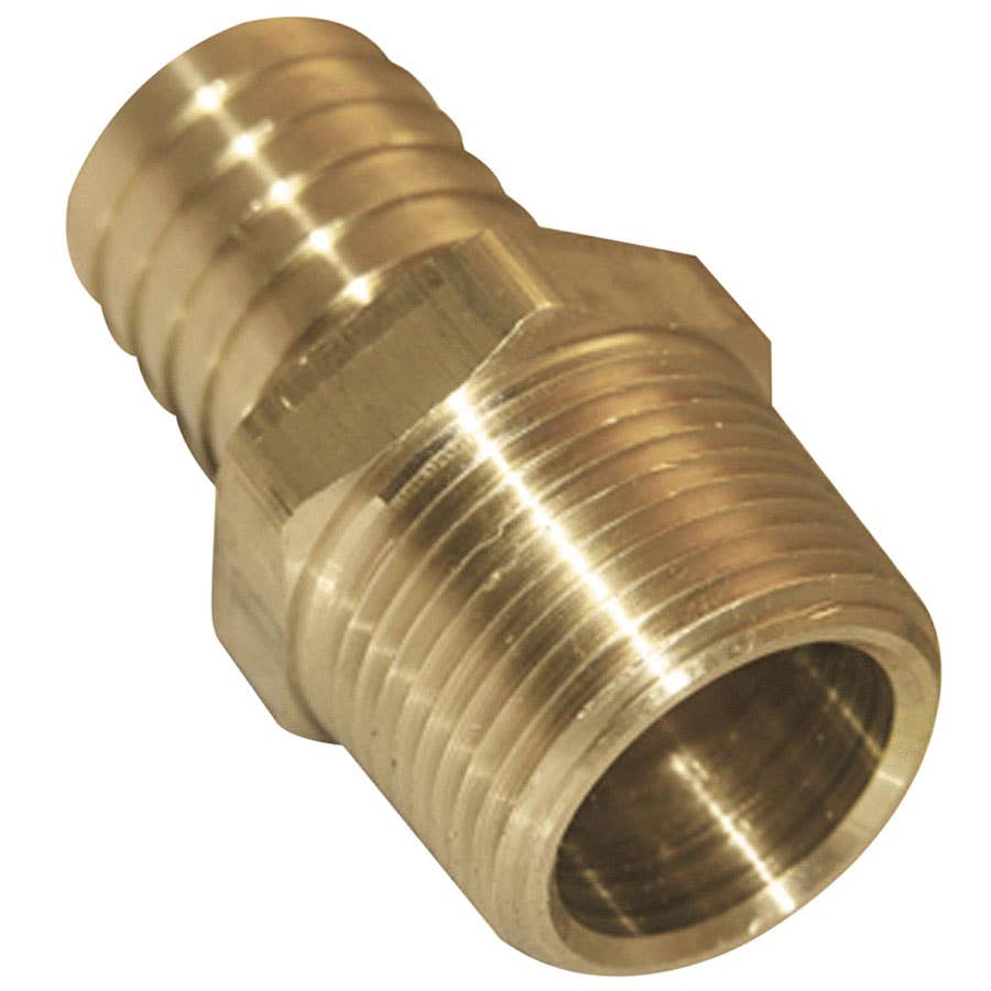 Lasco Brass Male Pipe Thread And Hose Barb Adapter Lasco Brass Male Pipe Thread And Hose Barb Adapter