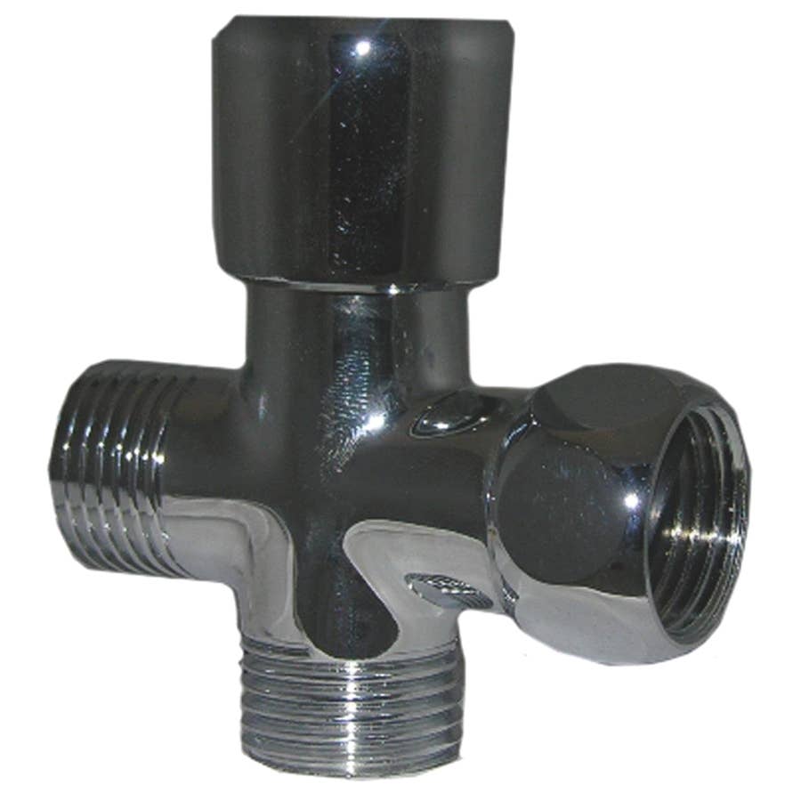 Lasco Push Pull Dual-Flow Shower Diverter