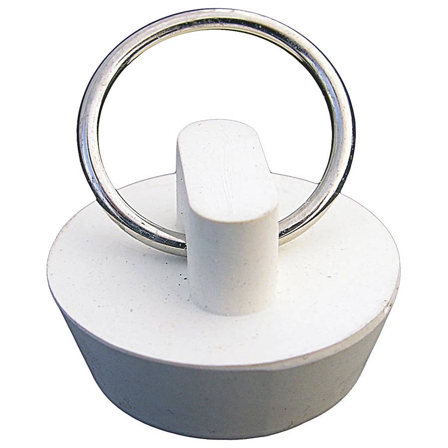 Lasco White Rubber Hollow Stopper
