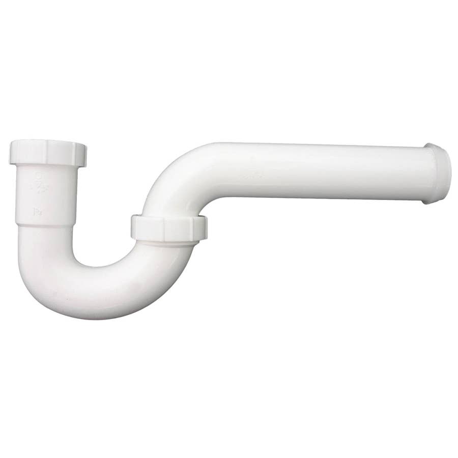 Lasco PVC Plastic Lavatory Wall Drain P-Trap