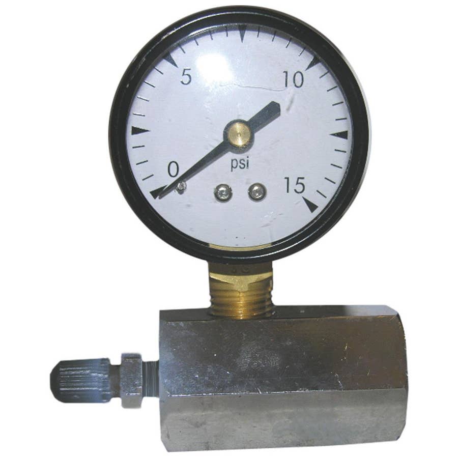 Lasco Gas Test Gauge - 15 psi
