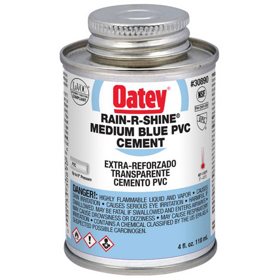 Oatey PVC Rain-R-Shine Cement - Blue
