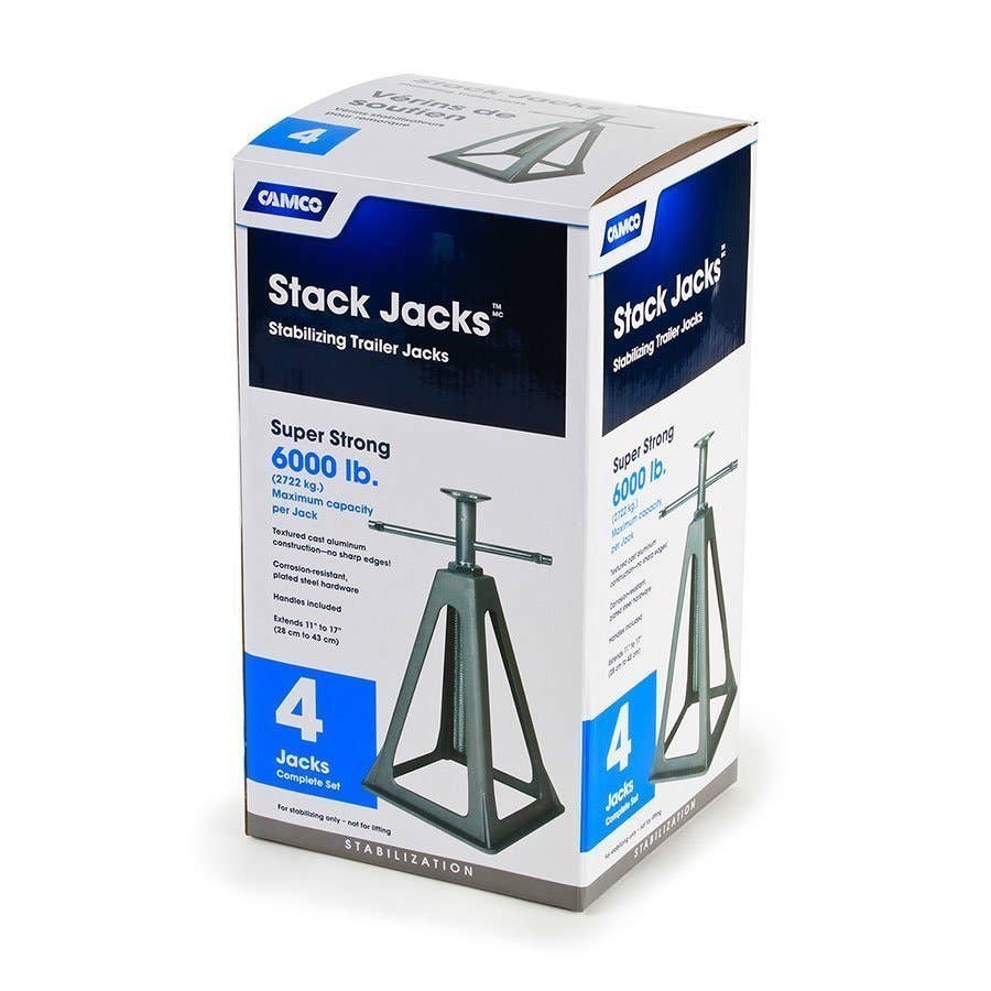 Camco Aluminum Jack Stands - 4 Pk.