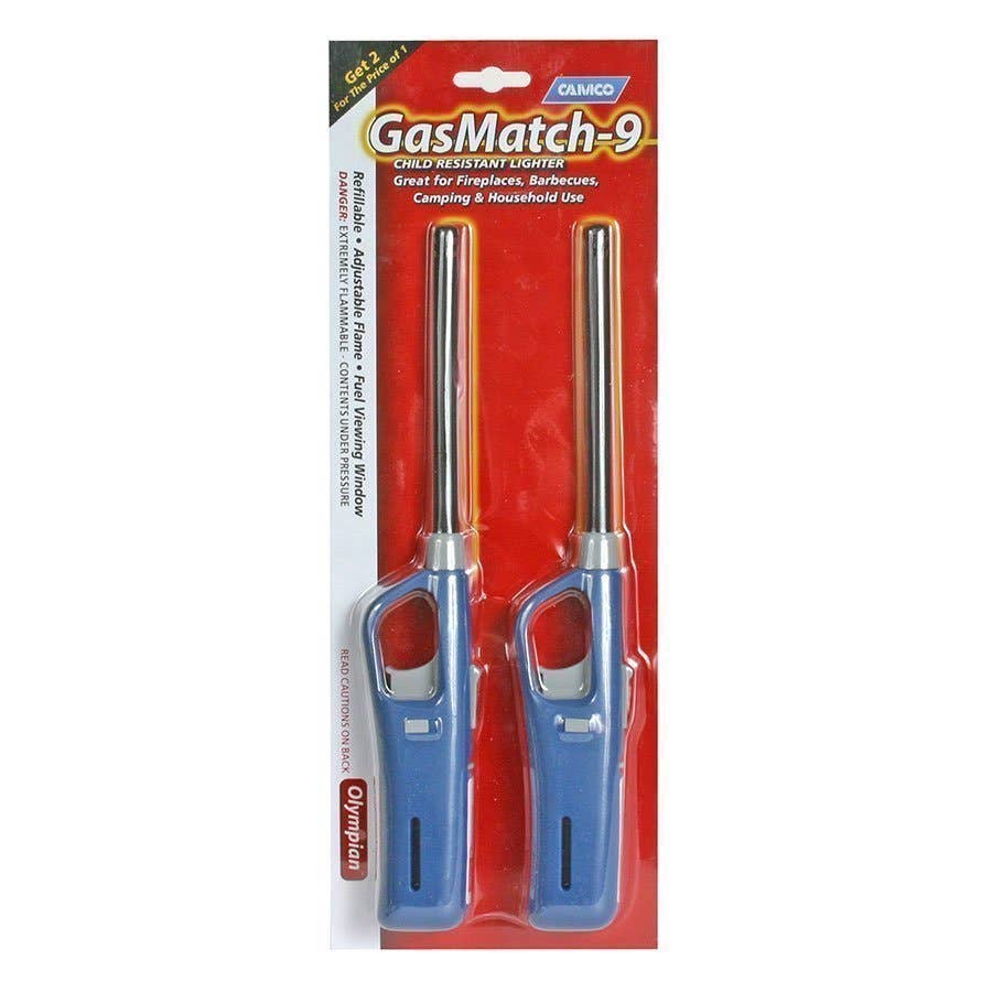 Camco Olympian GM9 Refillable GasMatch - 2 Pk.