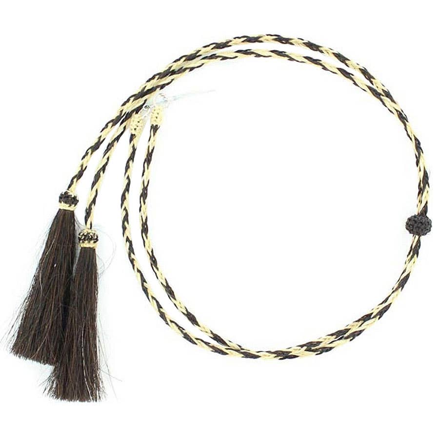 M & F Western Men's Natural Horsehair Stampede String - Natural