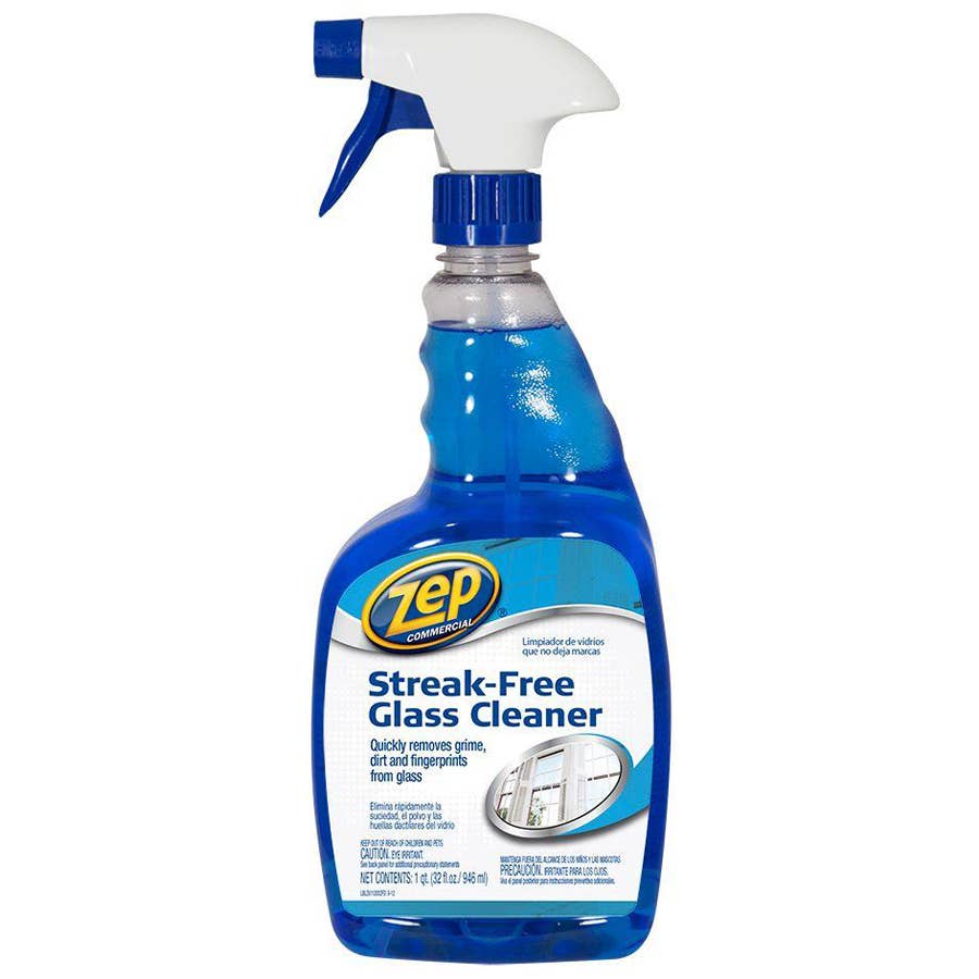 Zep Commercial Streak-Free Glass Cleaner - 32 oz