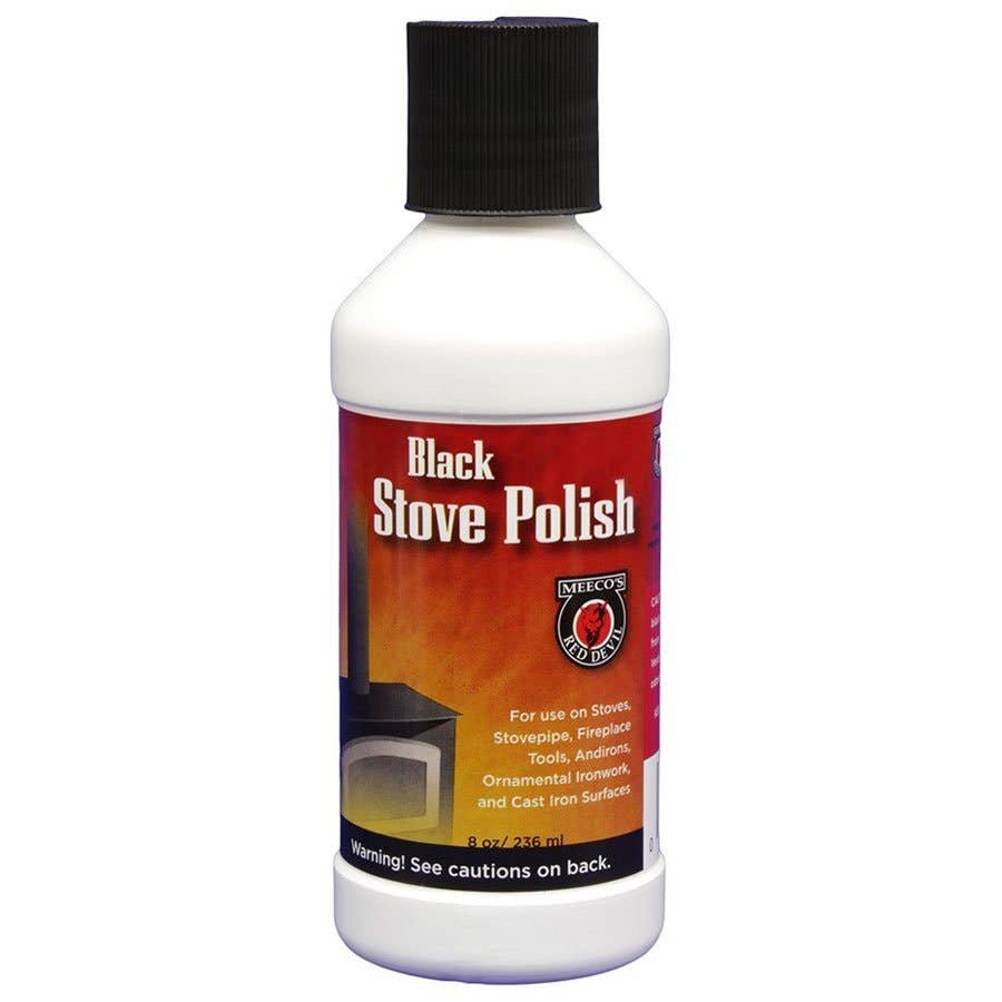 Meeco's Red Devil Black Stove Polish - Black