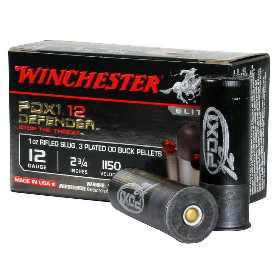 Winchester Defender PDX1 12 Slug & Buck Ammunition