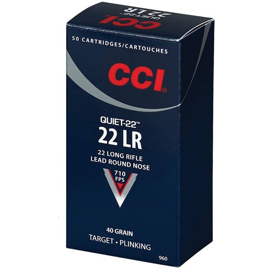 CCI 22 Long Rifle Quiet-22 Target/Plinking Ammunition
