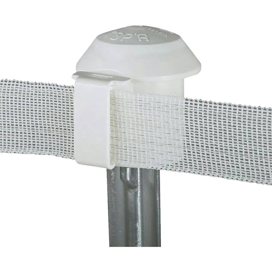Dare T-Post Top Safety Cap - White - 10 pk