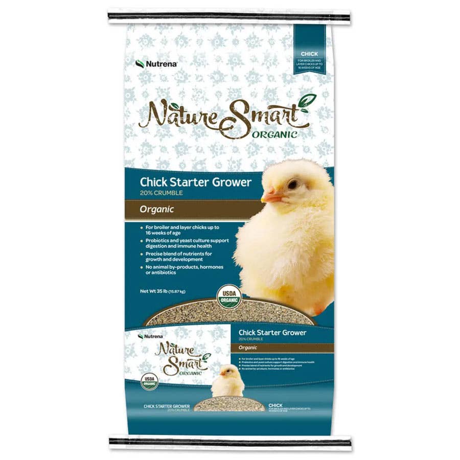 Nutrena Nature Smart Organic 20% Crumble Chick Starter/Grower Feed