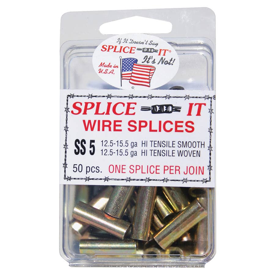 New Farm Products SS5 Splice It Hi Tensile Fence - 50 pk