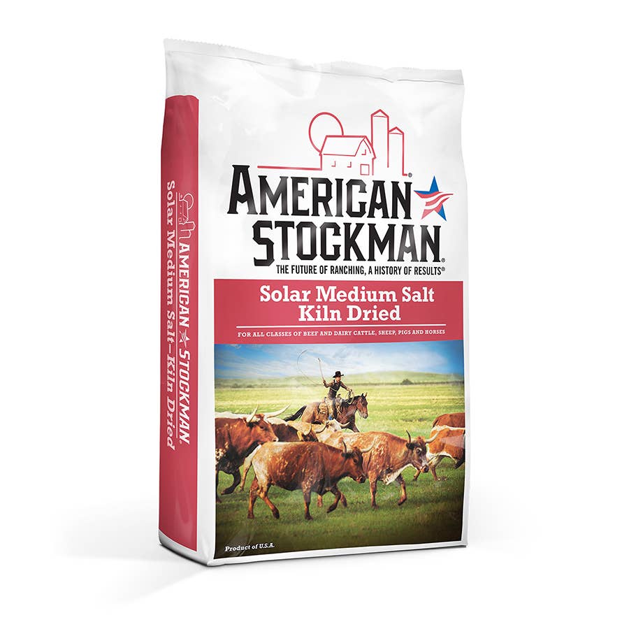 American Stockman Medium Solar Salt - 50 Lb. Bag