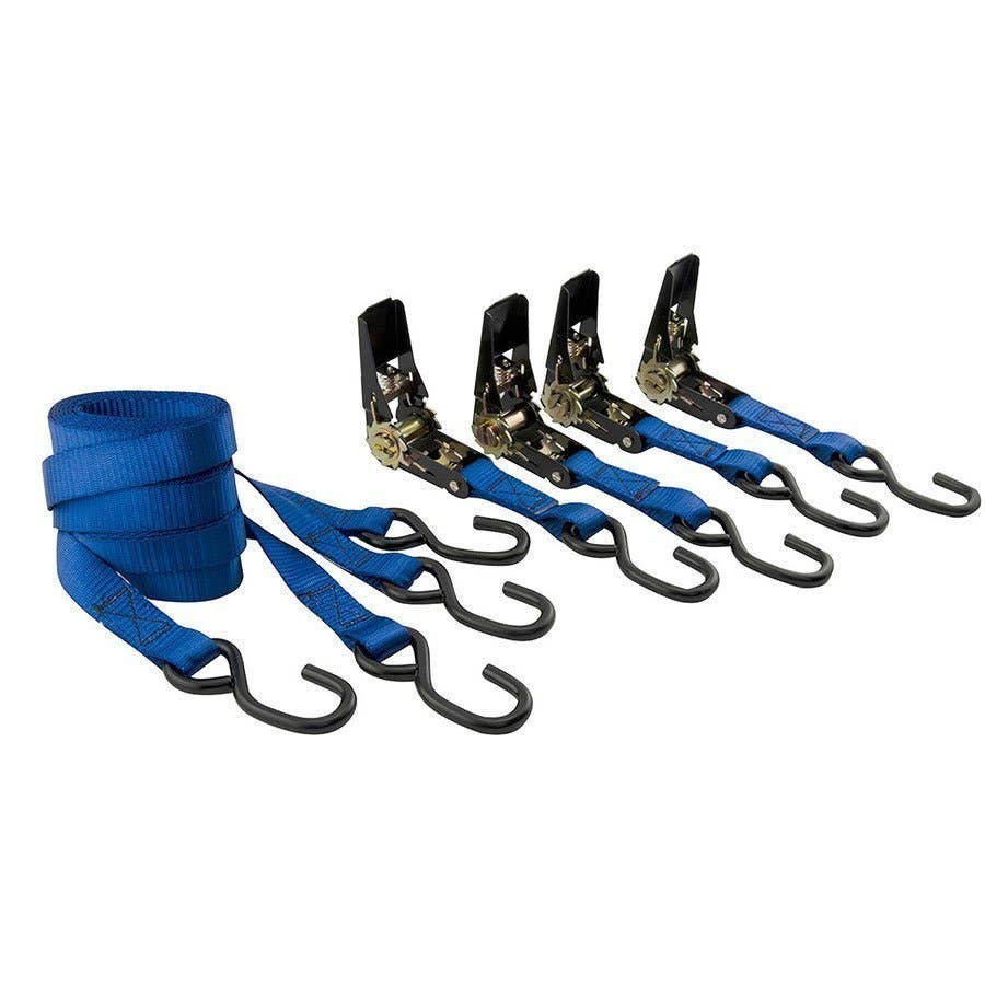 Erickson Ratchet Straps 1" X 6' 2000 lb 4 Pk.