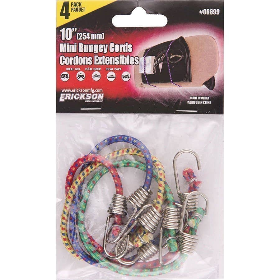 Erickson Mini Bungey Cords 10"