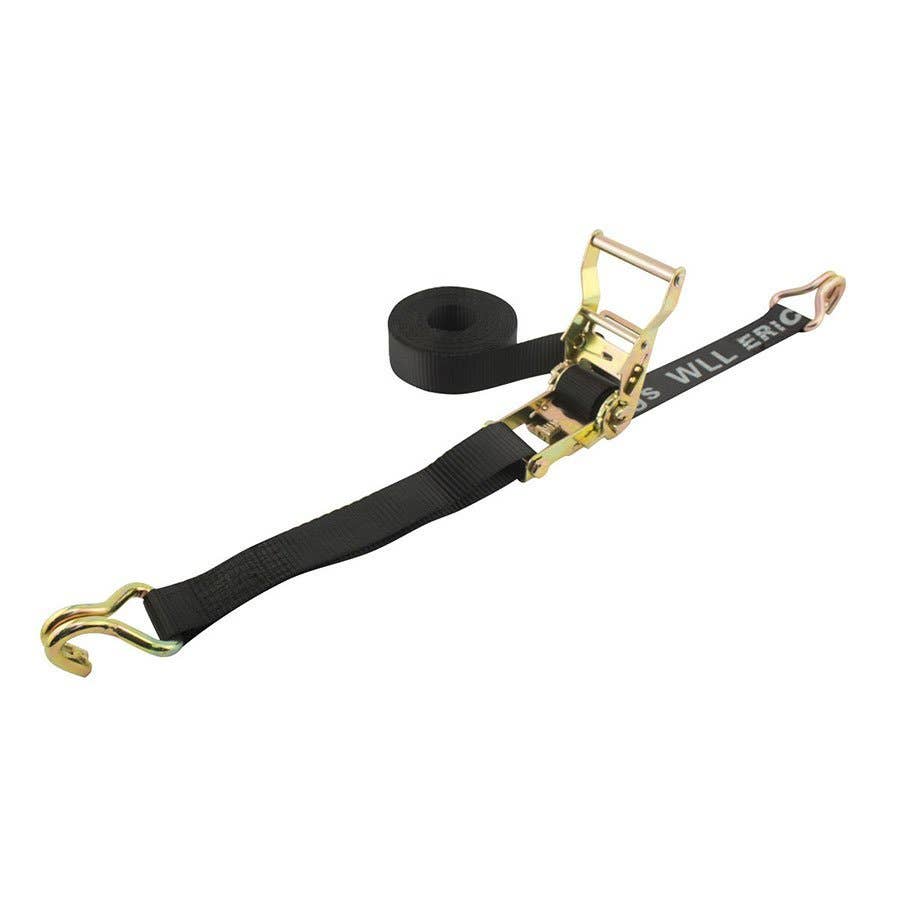 Erickson Ratchet Strap w/ J-Hooks - 1-1/2" X 15' - 4000 lb