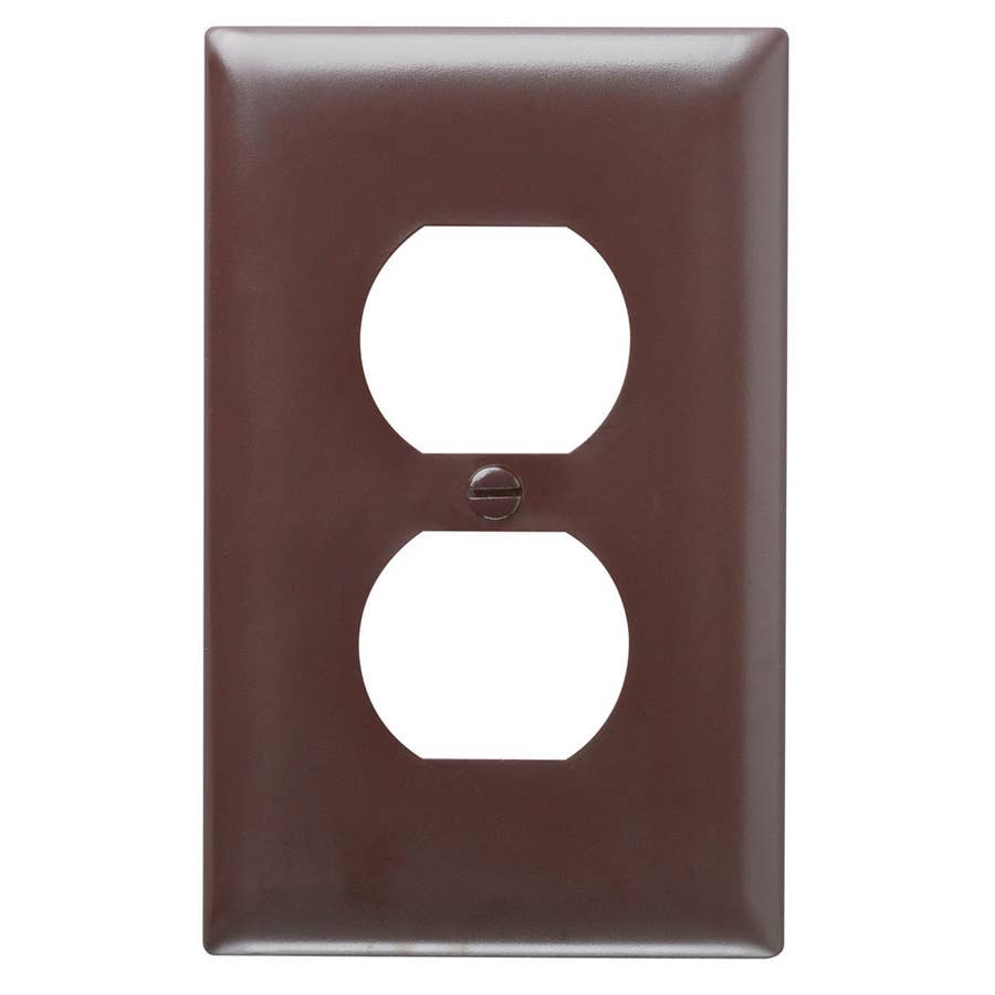 Pass & Seymour Duplex Receptacle Openings Plate