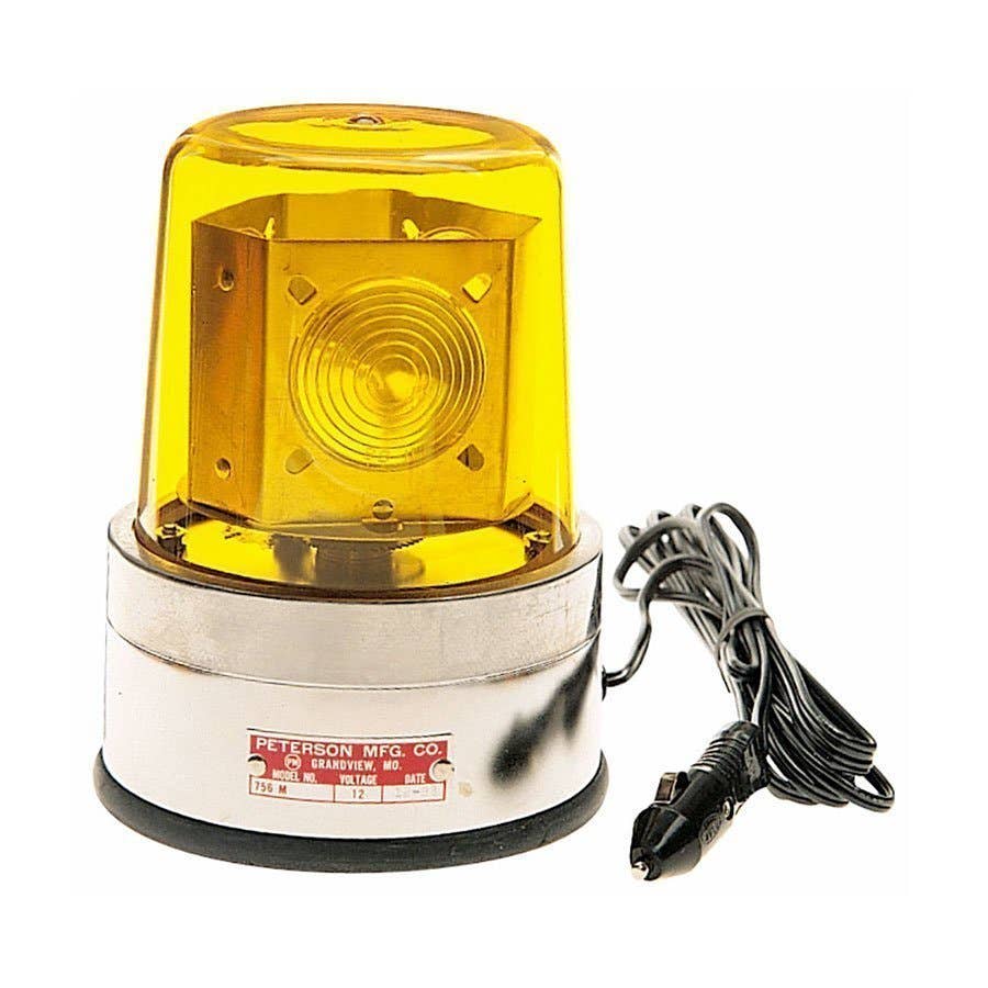 Peterson Manufacturing Amber Magnetic Rotating Light - 756