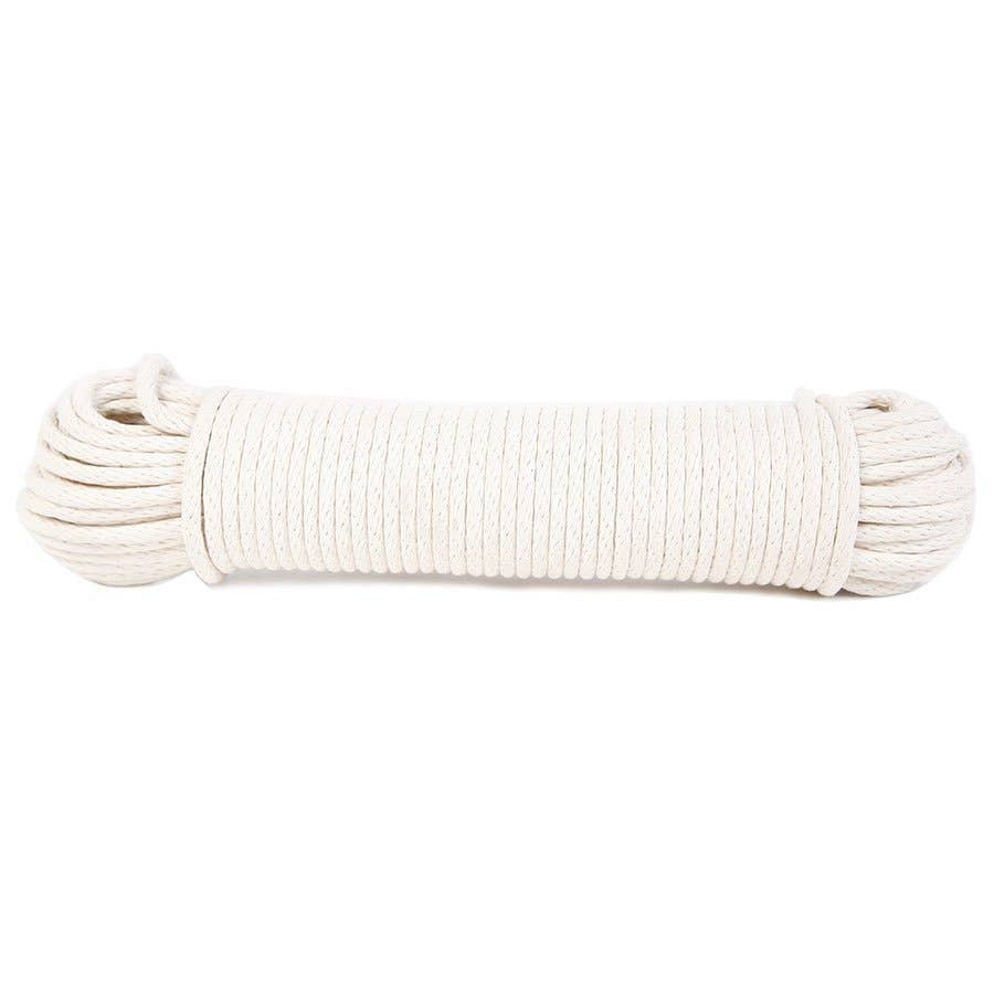 Koch Industries Cotton/poly Sash Cord, Solid Braid Rope, Natural 100'