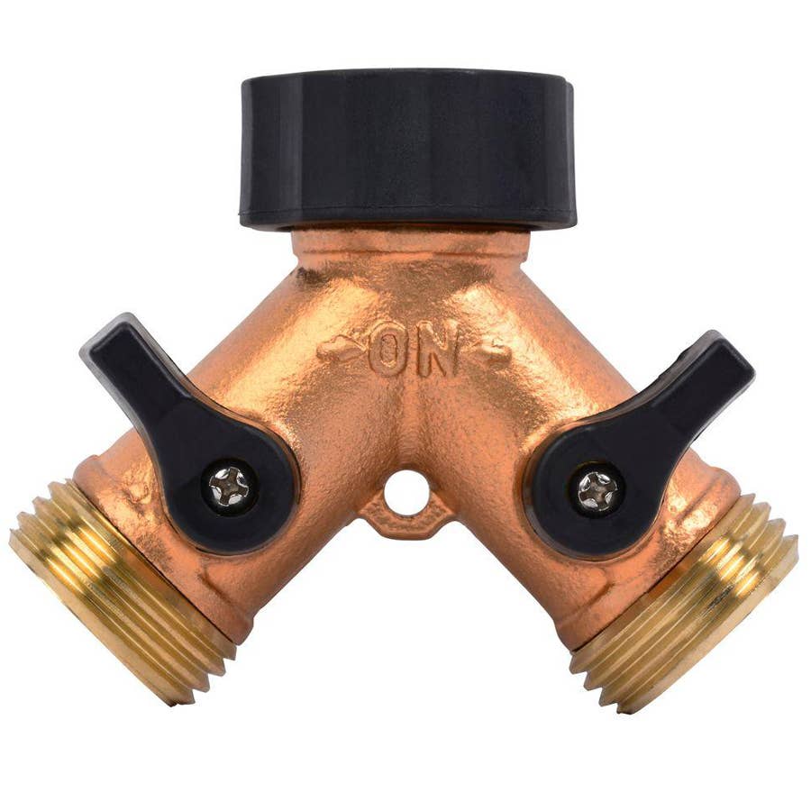 Quality Valve & Sprinkler Brass Y Pattern Shut-Off Valve
