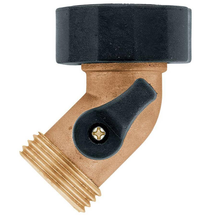 Quality Valve & Sprinkler Gooseneck Pattern Shut-Off Valve