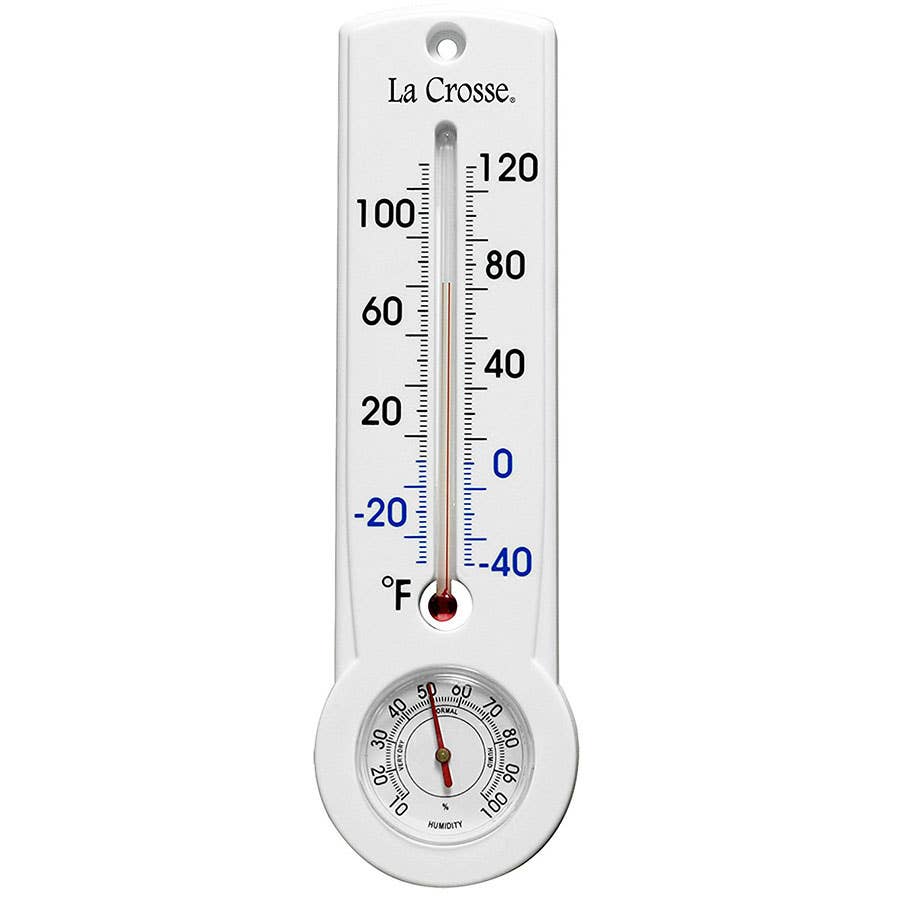 La Crosse Technology 8.5"" Traditional Thermometer/Hygrometer