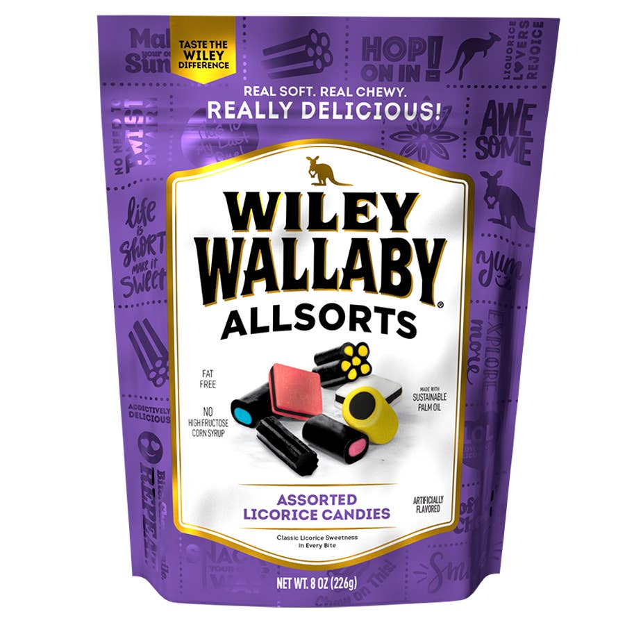 Wiley Wallaby Licorice Allsorts