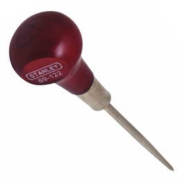 Stanley Wood Handle Scratch Awl, 6-1/6"