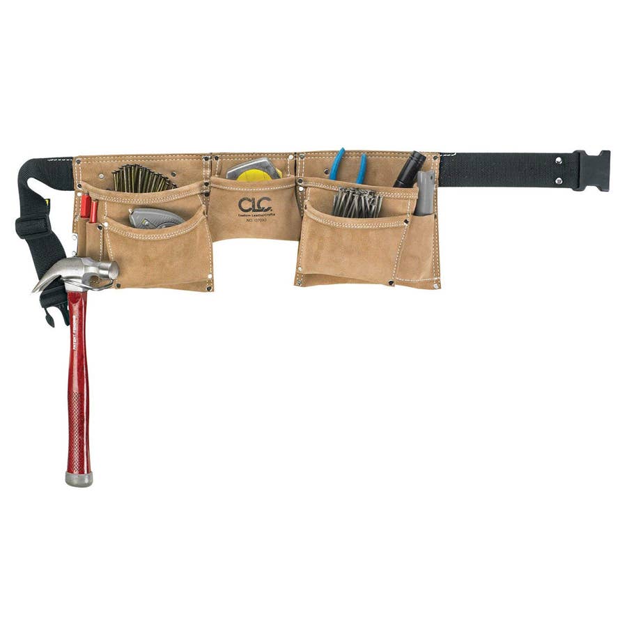 CLC Work Gear 8 Pocket Heavy Duty Suede Construction Work Apron