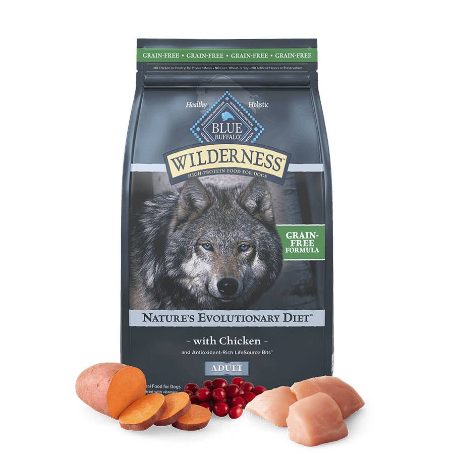 Blue Buffalo Wilderness Grain Free Adult Dog Food - Chicken - 4.5 lb.