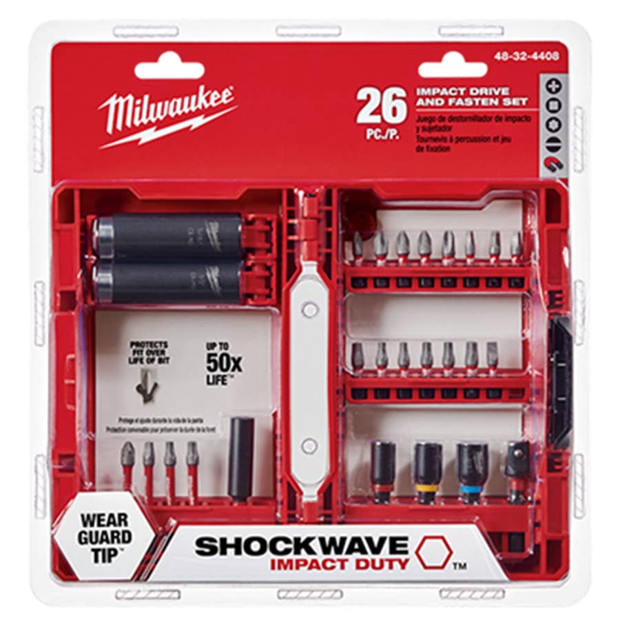 Milwaukee Shockwave Impact Duty Drive and Fasten Set - 26 pcs