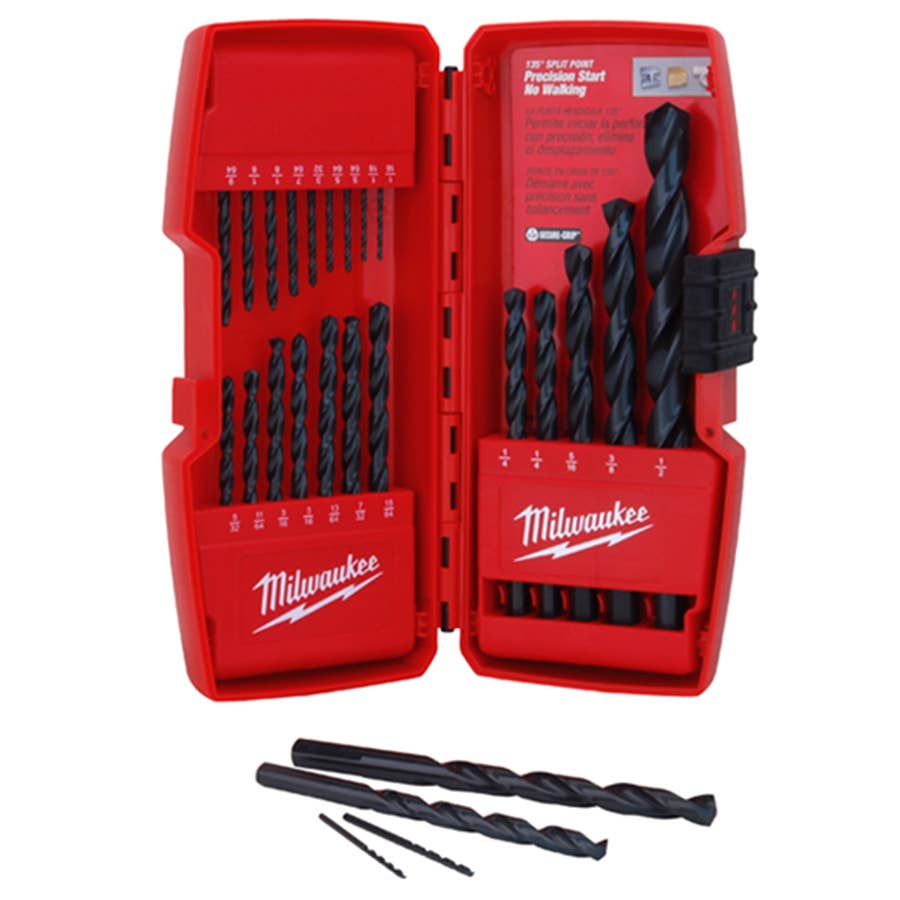 Milwaukee Thunderbolt Black Oxide Drill Bit Set - 21 pcs