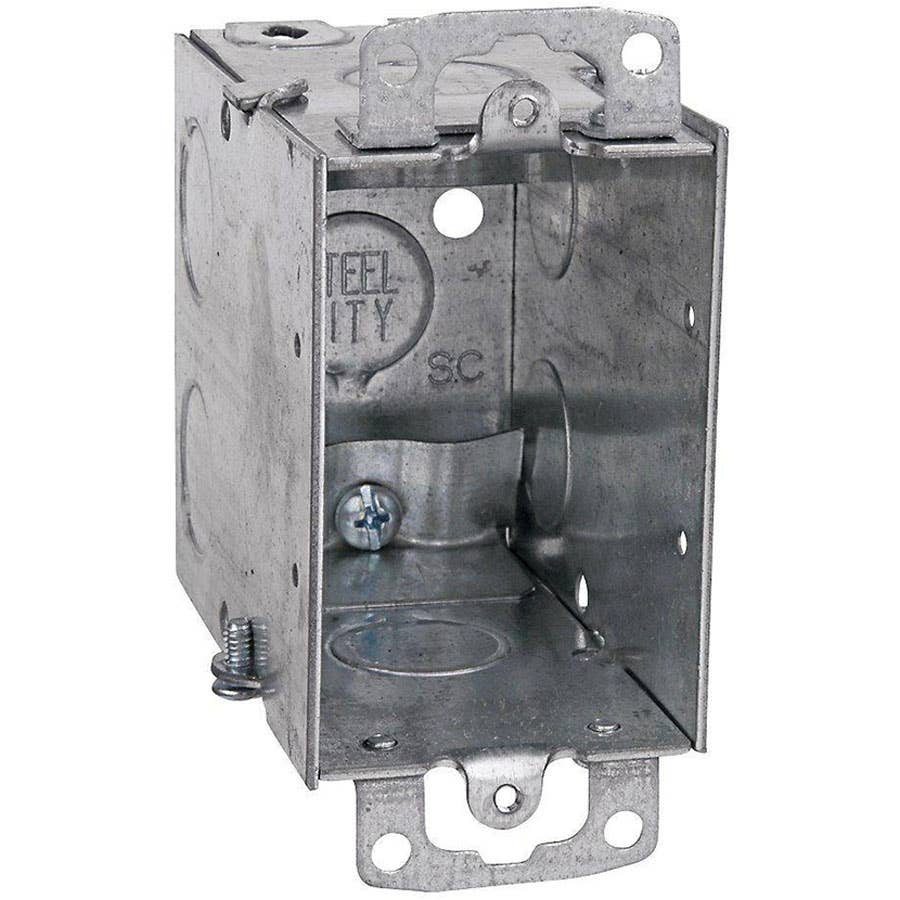 Steel City Gangable Ears Flush for Old Work Switch Box