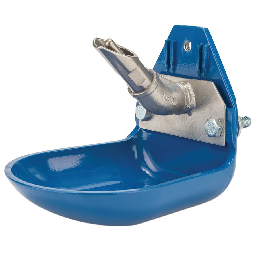 Trojan Aluminum Nip-L-Cup Waterer with Stainless Bracket