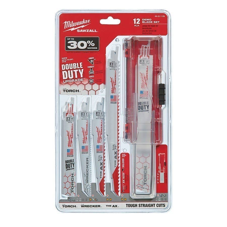 Milwaukee Ultimate Sawzall Demolition Blade Kit - 12 Piece