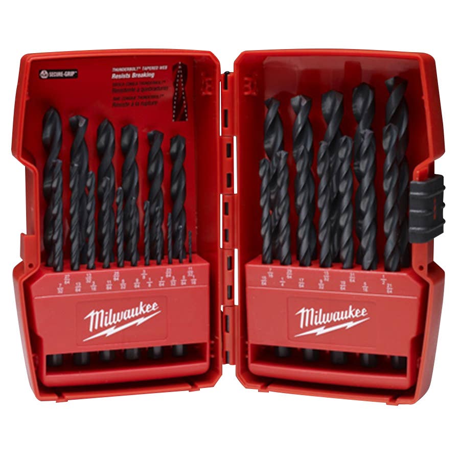Milwaukee Thunderbolt Black Oxide Drill Bit Set - 29 pcs
