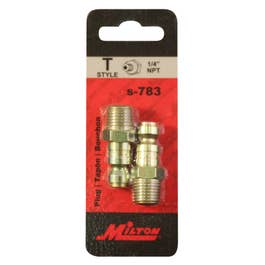 Milton T Style Plug - 1/4""